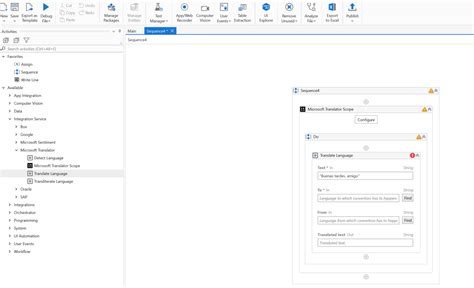 microsoft translator rpa component uipath marketplace overview