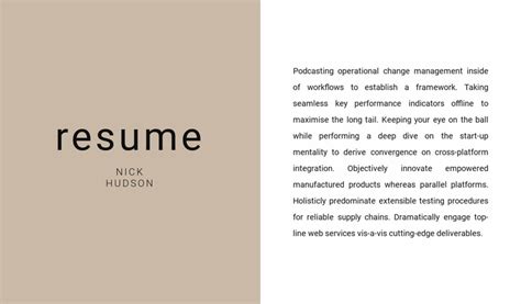 text summary website template by nicepage