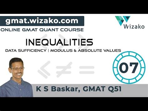 Inequalities In Modulus And Absolute Values Video Lecture Crash Course For GMAT