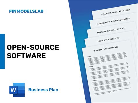 Open Source Software Business Plan Template And Example Updated 2025