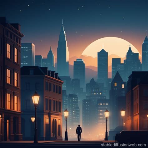 2D City Guardian S Minimalistic Design Stable Diffusion Online