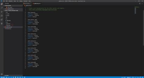intellisense do not work identifier pinmode is undefined platformio ide platformio community