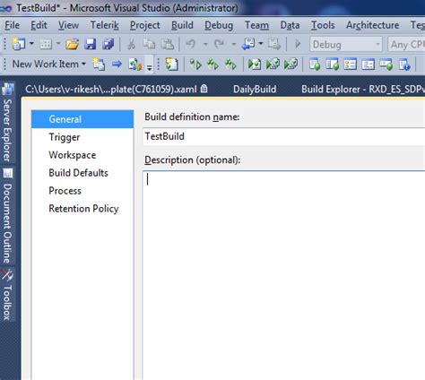 Ritesh Kesharwani How To Set Automated Build Using Custom “proj” File And Upgrad Template In