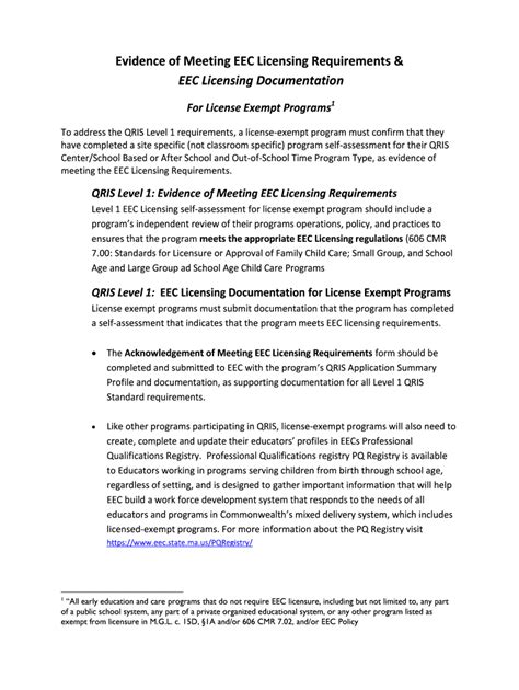 Fillable Online Eec Licensing Documentation For License Exempt Programs