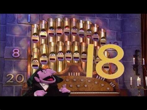 Sesame Street The Counts Number Of The Day 18 Custom Pipe Organ