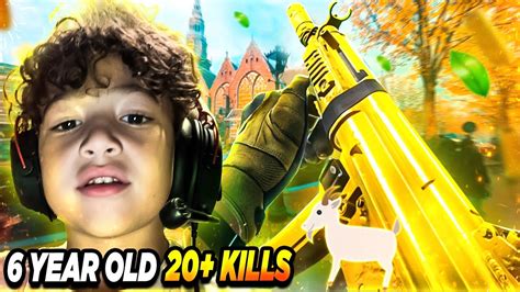 6 Year Old Call Of Duty Player With 20 Kills And The Win Youtube
