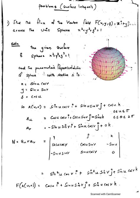 SOLUTION Surface Integral Problems Studypool