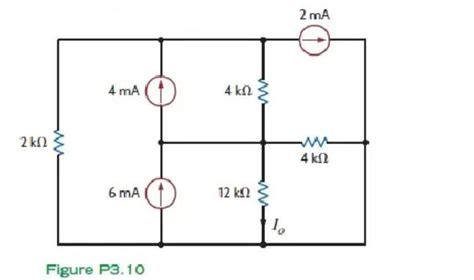 solved solve for io using mesh analysis only the answer