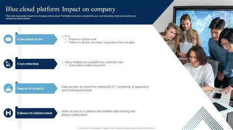 Blue Cloud Saas Platform Implementation Guide Powerpoint PPT Template Bundles CL MM PPT Example