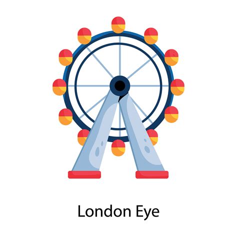 Trendy London Eye 28839874 Vector Art At Vecteezy