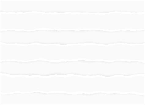 텍스트 또는 메시지에 대한 제곱된 가로 종이 스트립 찢어진 종이 가장자리 찢어진 종이 줄무늬 벡터 일러스트 레이 션 프리미엄 벡터