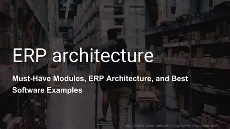 Erp Software Architecture Pptx Cloud Computing Internet