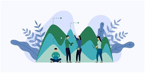 비즈니스 및 데이터 분석 와 문자 사업 개념 벡터 일러스트 개념에 대한 스톡 벡터 아트 및 기타 이미지 개념 개발 경제