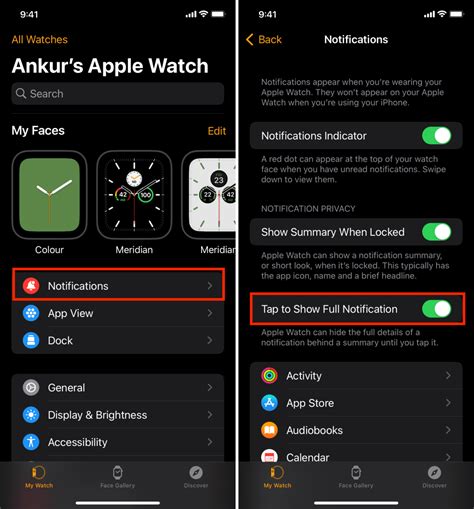 How To Make Apple Watch Notifications Private