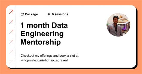 1 Month Data Engineering Mentorship With Nishchay Agrawal