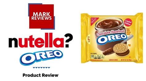Review Nutella Oreos Chocolate Hazelnut Oreos Youtube