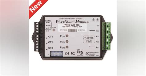 Wattnode Modbus Energy Meter Now Sunspec Certified Utility Products