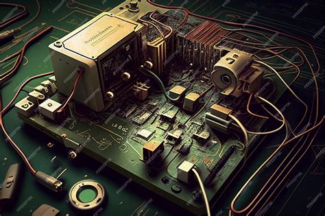 Premium Ai Image Electronics And Components Ai Generated