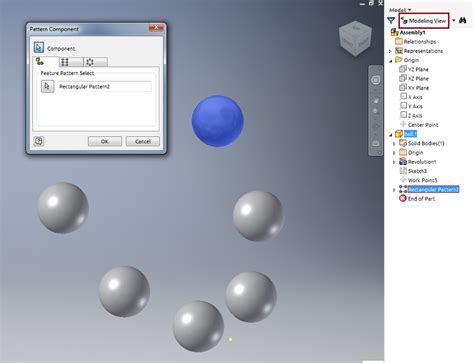 Solved How To Create A Sketch Driven Pattern In An Assembly