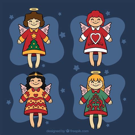 11 페이지 애니메이션 천사 색칠하기놀이 이미지 Freepik에서 무료 다운로드