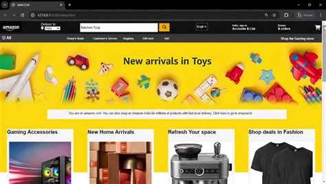 Saksham Tyagi On Linkedin Thats An Amazon Clone Homepage Made By Me