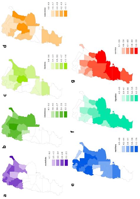 Distribution Map For Different A Mellifera Subspecies Mahalanobis Download Scientific Diagram
