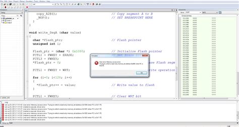 Write Data To Information Memory Flash Msp430f149 Msp Low Power Microcontroller Forum Msp