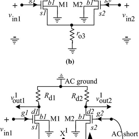 Single Stage Differential Amplifier Circuit Diagram