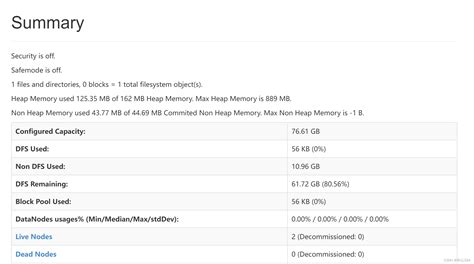 hadoop集群环境搭建遇到的问题—— live nodes 为0 hadoop live nodes为0 csdn博客