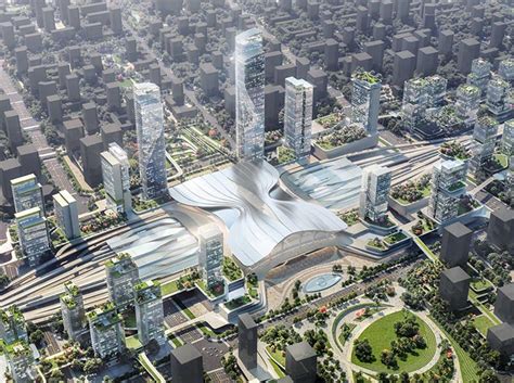 Zhangjiang Central Station Hub By Aedas Zhanjiang China