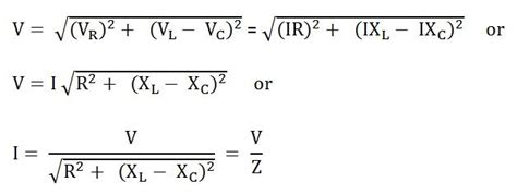 RLC Series Circuit Electrical