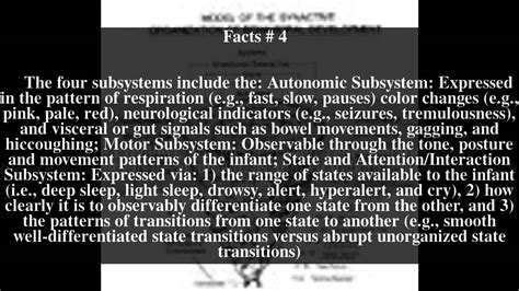 Synactive Theory Of Newborn Behavioral Organization And Development Top 8 Facts Youtube