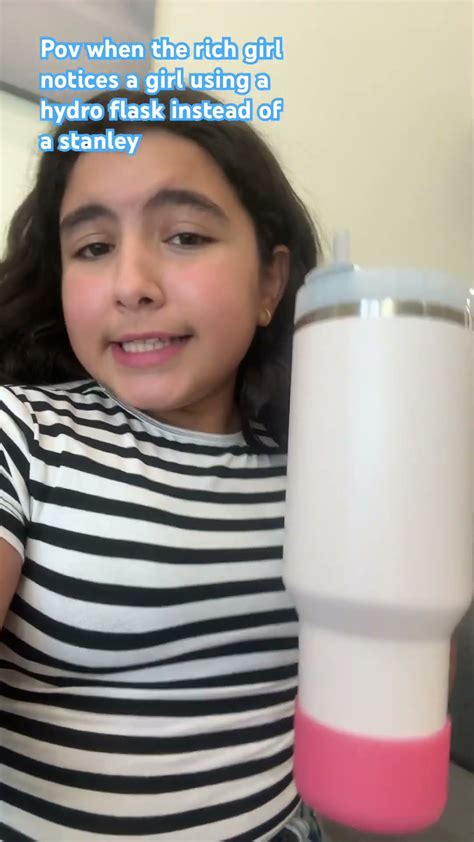When The Rich Girl Notices A Girl Using A Hydro Flask Actingstanley