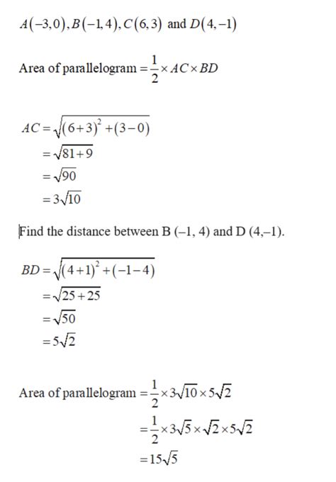 Answered A B C And D X C Bd Area Of