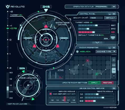 artstation navigation screen ui practice evgeny rodygin interface design sci fi ui sci