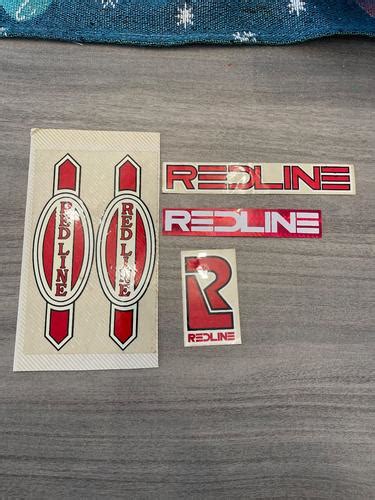 For Sale Original Vintage Redline Decals 4 Total