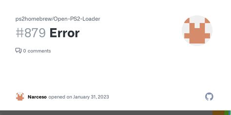 Error Issue 879 Ps2homebrew Open PS2 Loader GitHub