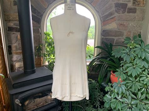Antique 1920s Ivory Silk Camisole Kayser Italian Silk Gem