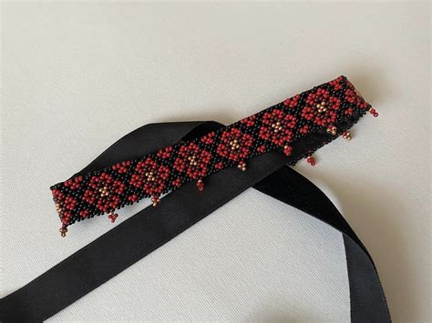 Прикраси Намисто Силянка Криза Кривулька Вітаю Доступний стрічковий гердан із чеського