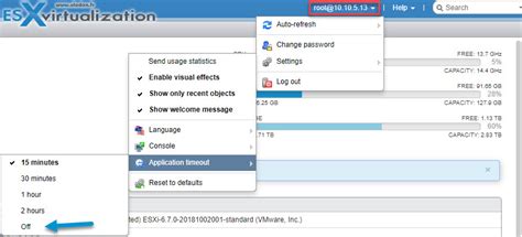 How To Disable Timeout On Your ESXi Host Client The Easy Way Tip