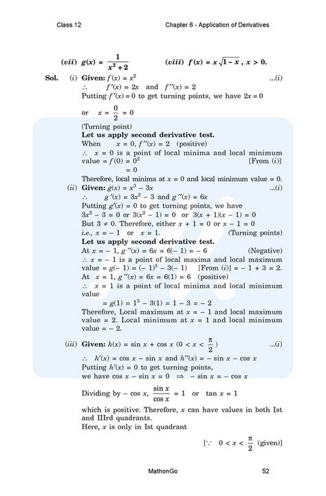 Ncert Solutions For Class 12 Maths Chapter 6 Exercise 6 5 Mathongo
