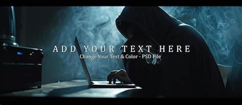 Hacker In The Shadows Premium Ai Generated Psd