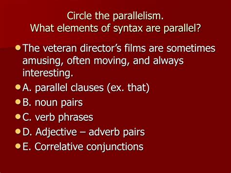 PPT Syntax Focus Parallelism PowerPoint Presentation Free Download ID 9606932