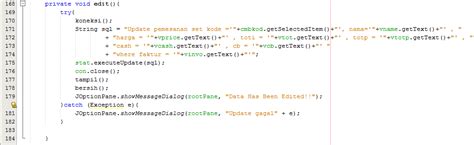 Membuat Aplikasi Java Database Menggunakan Jtablecombo Box Dinamisdan