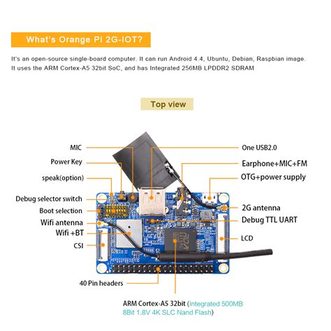 orange pi iot 2g wifi bt rda8810 electrodragon