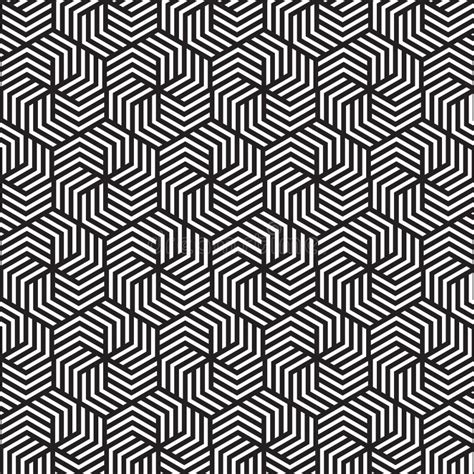 Seamless Geometric Texture In Op Art Design Vector Art Stock Vector