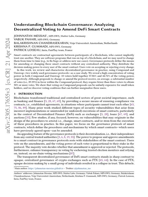 Understanding Blockchain Governance Pdf Cryptocurrency Governance