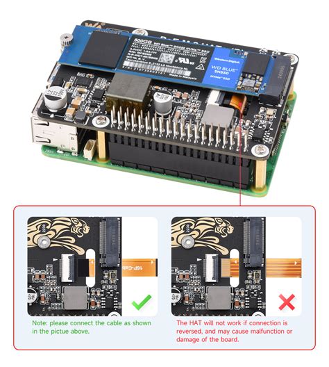 Buy Pcie To M2 Adapter With Poe Function B For Raspberry Pi 5 Supports Nvme Protocol M2