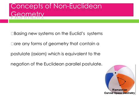 Ppt Exploring Non Euclidean Geometry Powerpoint Presentation Free Download Id8810596
