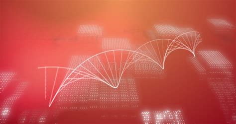 Imagen De Codificación Binaria Dna Strand Y Procesamiento De Datos Stock De Ilustración